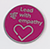 Values Pin - Lead With Empathy - Pink – Encompass Health Employee ...